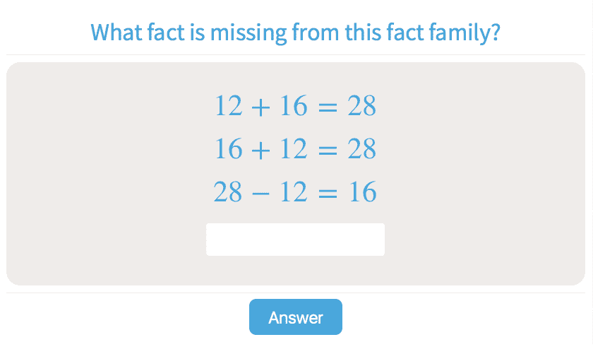 Primary 1 - Practice with Math Games