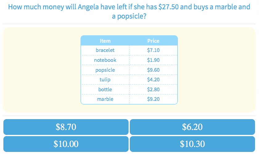 Secondary 1 - Practice with Math Games